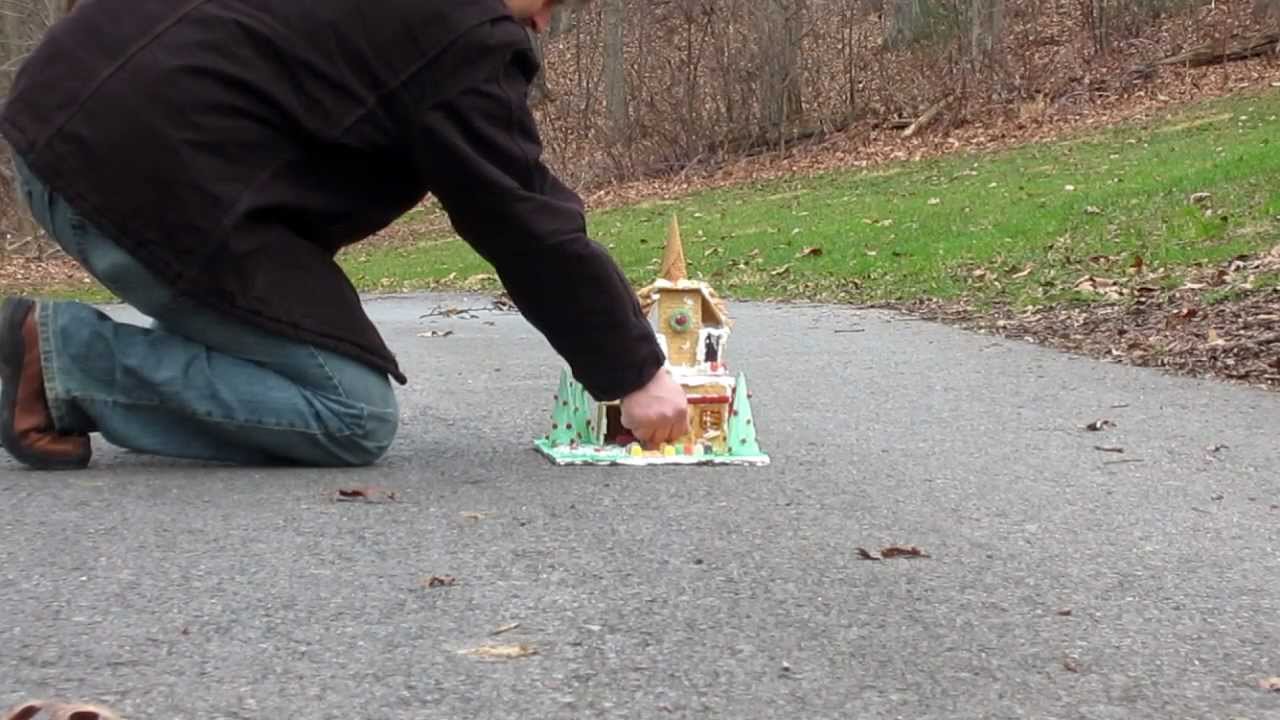 M80 Firecracker vs. Gingerbread house - YouTube