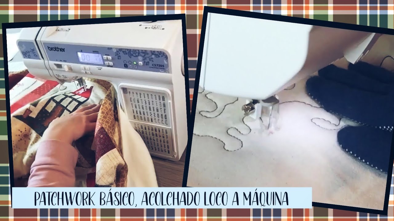 Patchwork básico, consejos para acolchar a máquina, acolchado loco, materiales de ayuda, video ...
