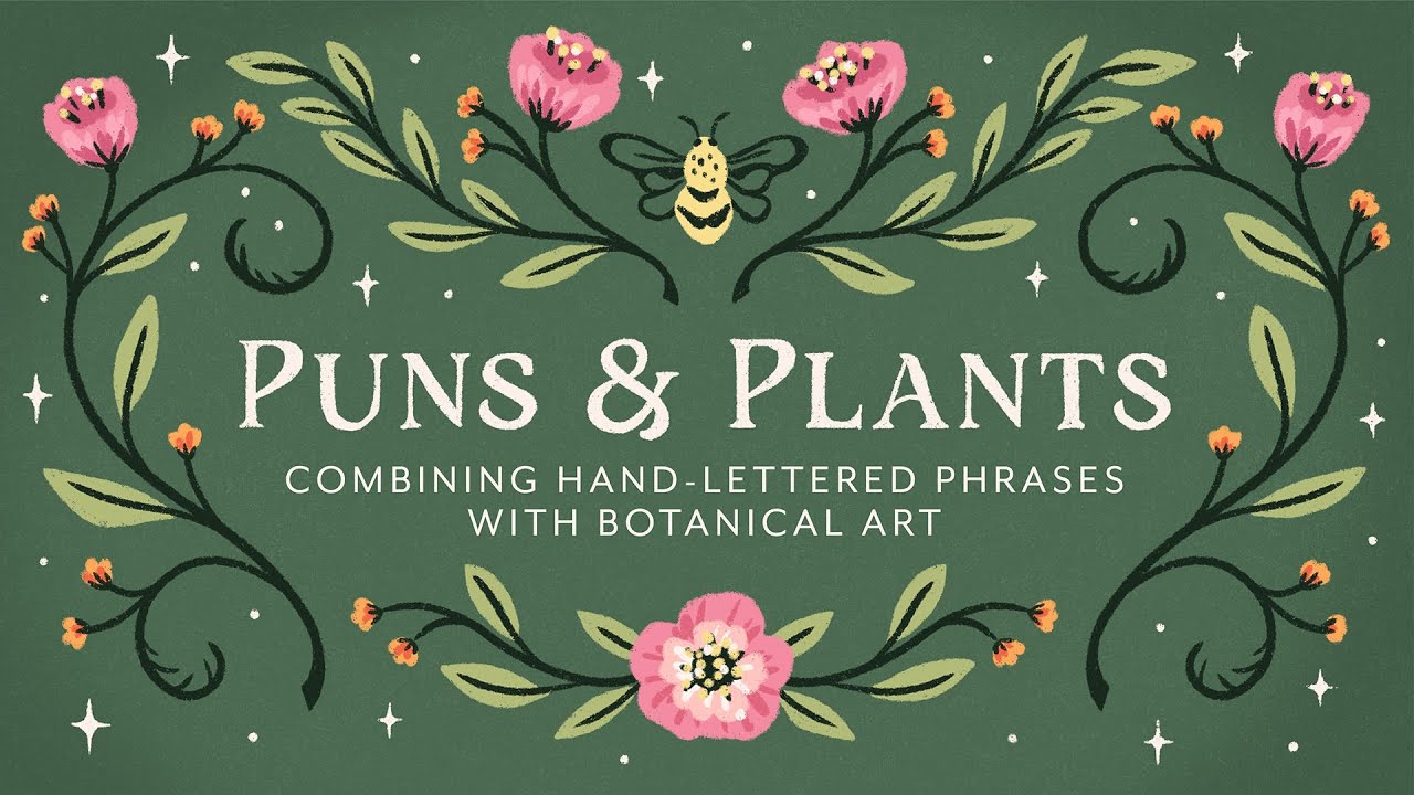 How to Combine Your Hand-Lettering with Illustrations 🌿 - YouTube