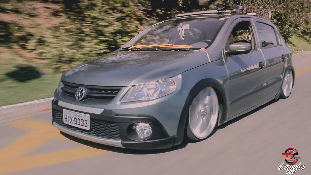 Gol G5 Rebaixado Aro 18" Suspensão fixa - YouTube
