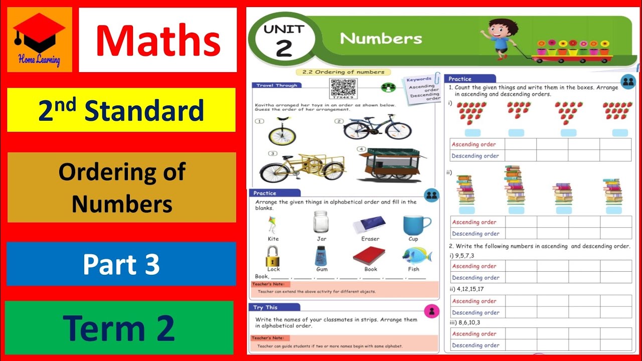 2nd Standard- Maths- Unit- 2- Numbers- Part 3- Pages 14 to 16- Term 2 ...