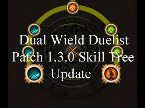 Path of Exile dual wield Duelist patch 1.3.0 skill tree - YouTube