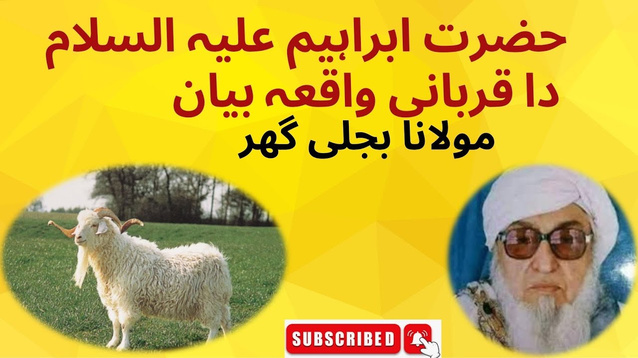 ||Pashto Bayan ||Hazrat ibrahim As ||da Qurbani Waqia maulana bijli ...