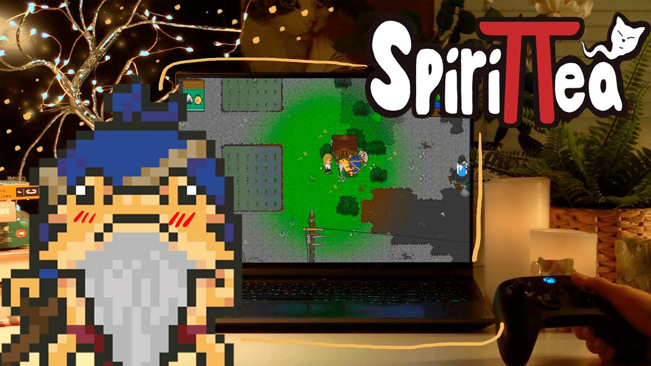 ♨️🛁 bath and tea with spirits🪴1h gameplay spirittea (xbox) 🍃 - YouTube