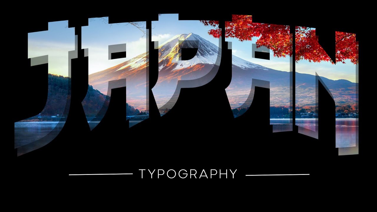 Create a Text Layer Clipping Mask in Pixlr - YouTube