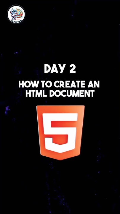 Day 2 - HTML | How to Create an HTML Document in VS Code🎉#HTMLDocument#WebDevelopment# ...