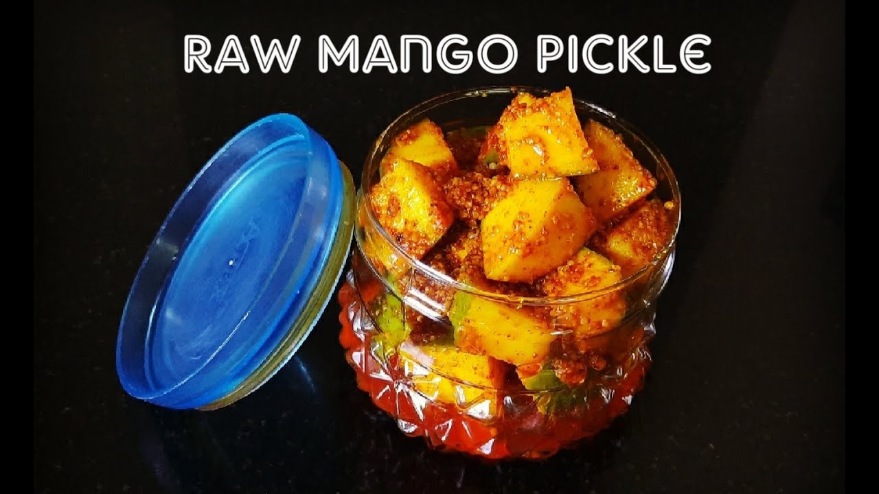 Raw Mango Pickle| Kairiche Lonche| चटपटीत कैरीचे लोणचे| Instant Mango ...