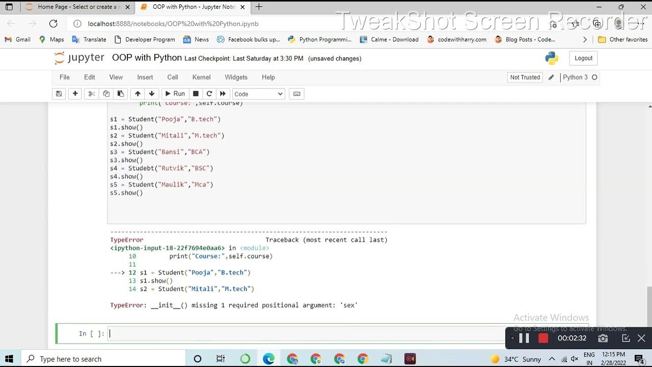 delete object in Python | OOP in Python explained with examples in ...