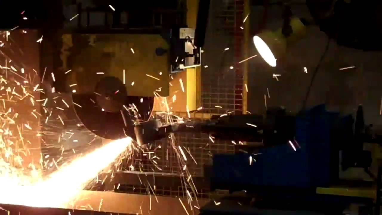 Triplex Systems Inc. G20 "Gator" Abrasive Wheel Cut-Off Machine - YouTube