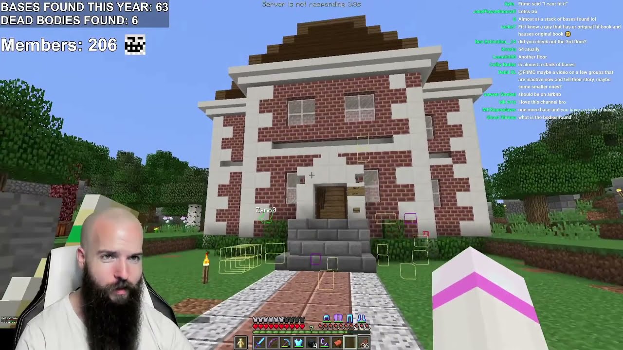 (Highlights) FitMC finds a wholesome base on 2b2t and leaves a message ...