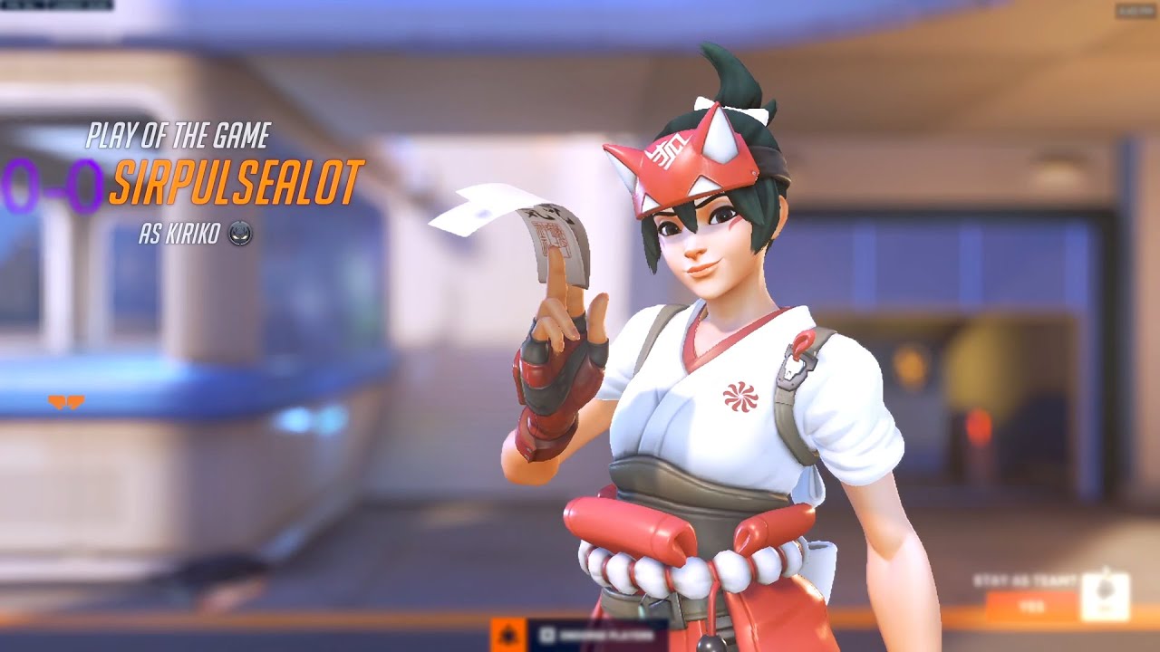 WHAT TOP 500 KIRIKO LOOKS LIKE IN OW 2 - ULTRAVIOLET! POTG! [ OVERWATCH ...