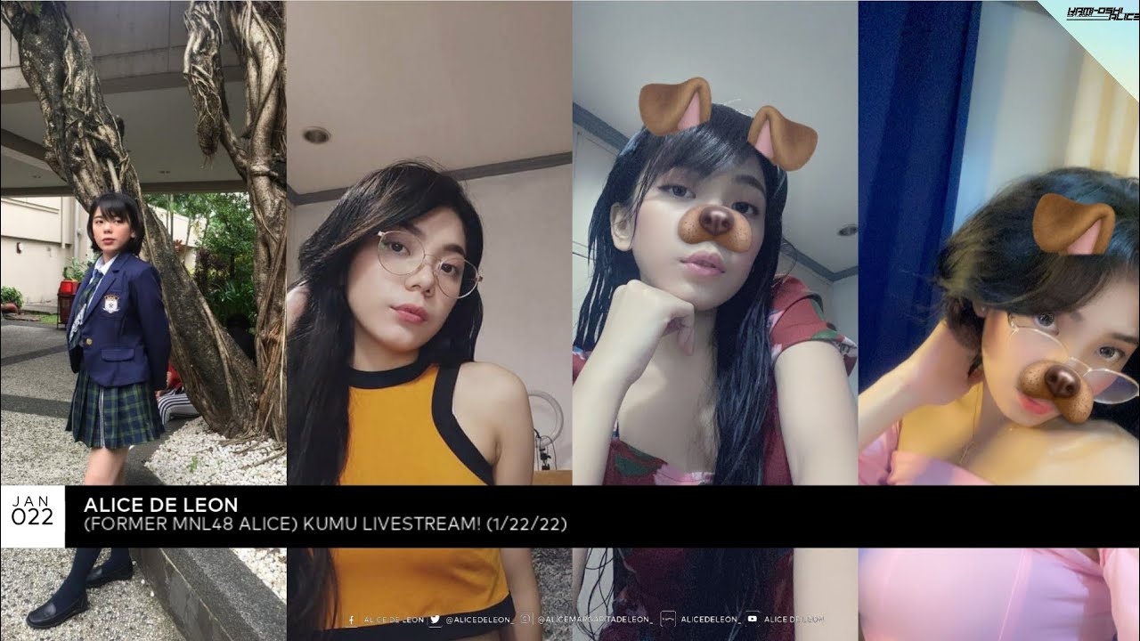 @alicedeleonRN (Former MNL48 Alice) Kumu Livestream! (1/22/22) - YouTube
