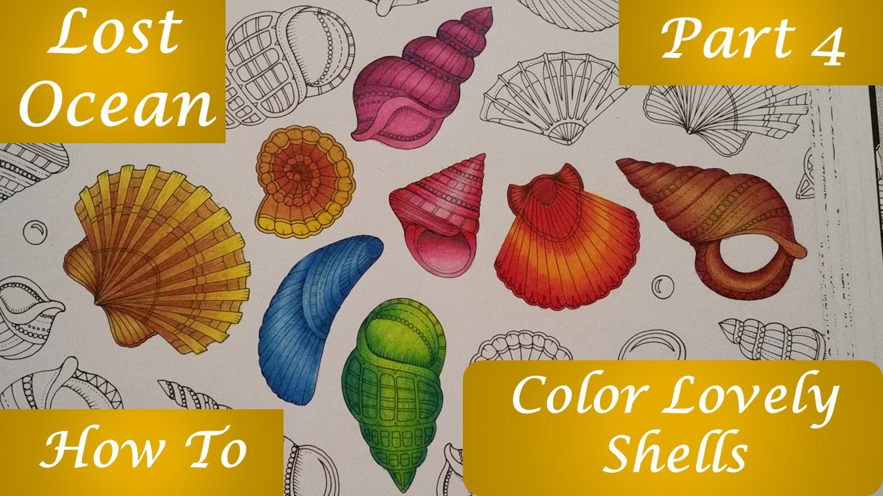 Cockle Shells Coloring Pages