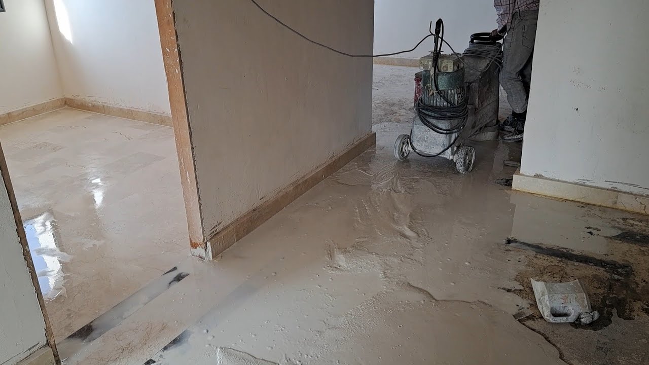 Cleaning home ceramic dirt floors - YouTube