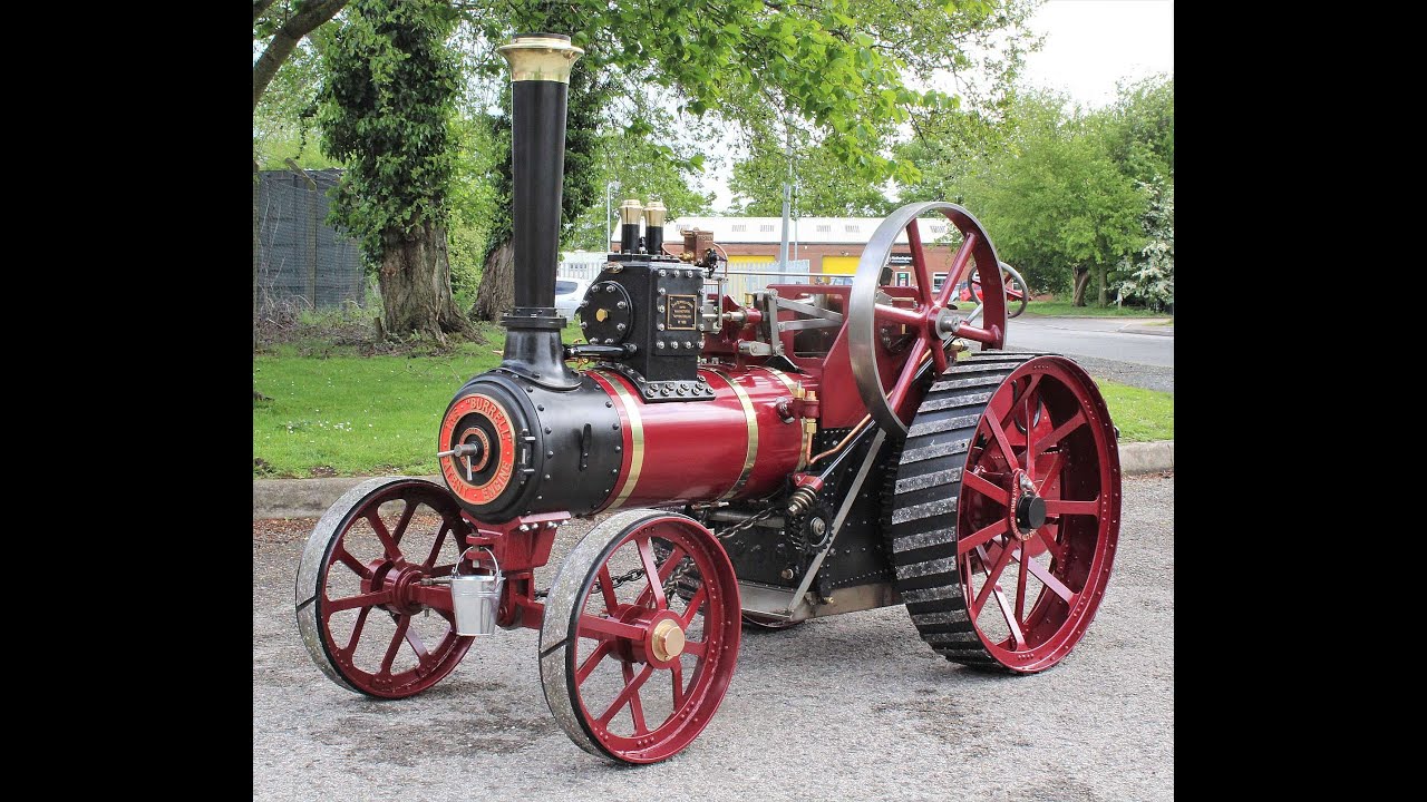 Newly completed 4 inch scale Burrell 6nhp agricultural engine - YouTube