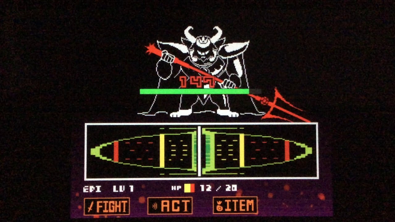 UnderTale Asgore Battle - YouTube