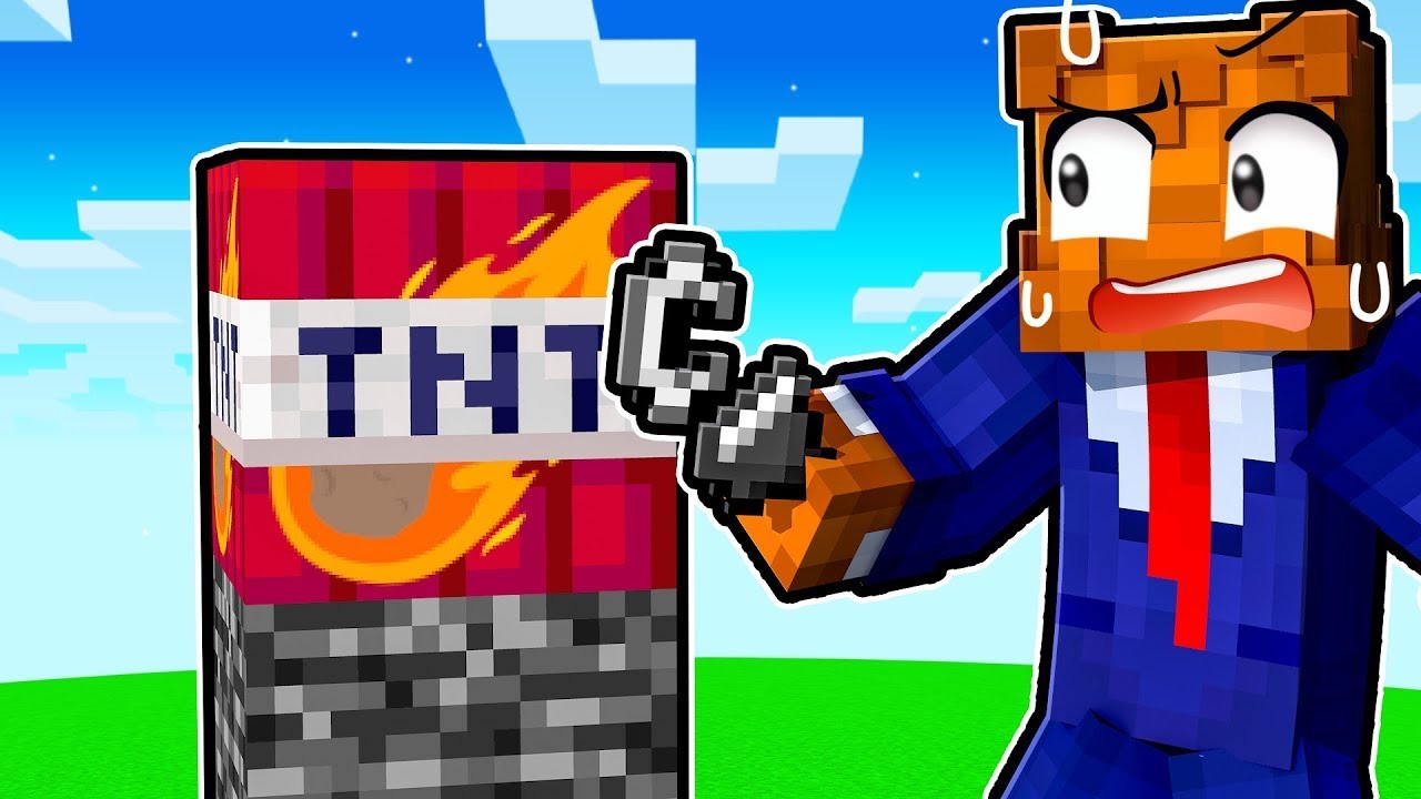 I Made Custom TNT In Minecraft TNT Wars - YouTube