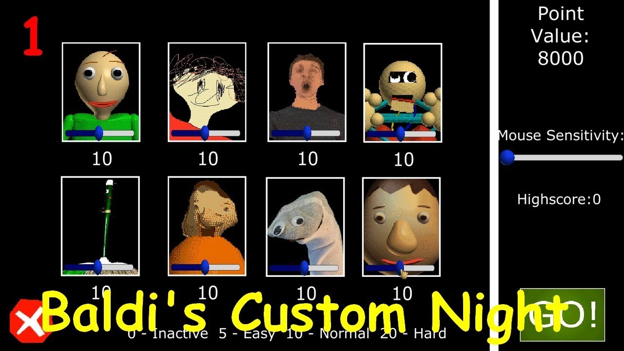 Baldi's Custom Night (Normal mode) - Baldi's Basics V1.3.2 decompiled ...