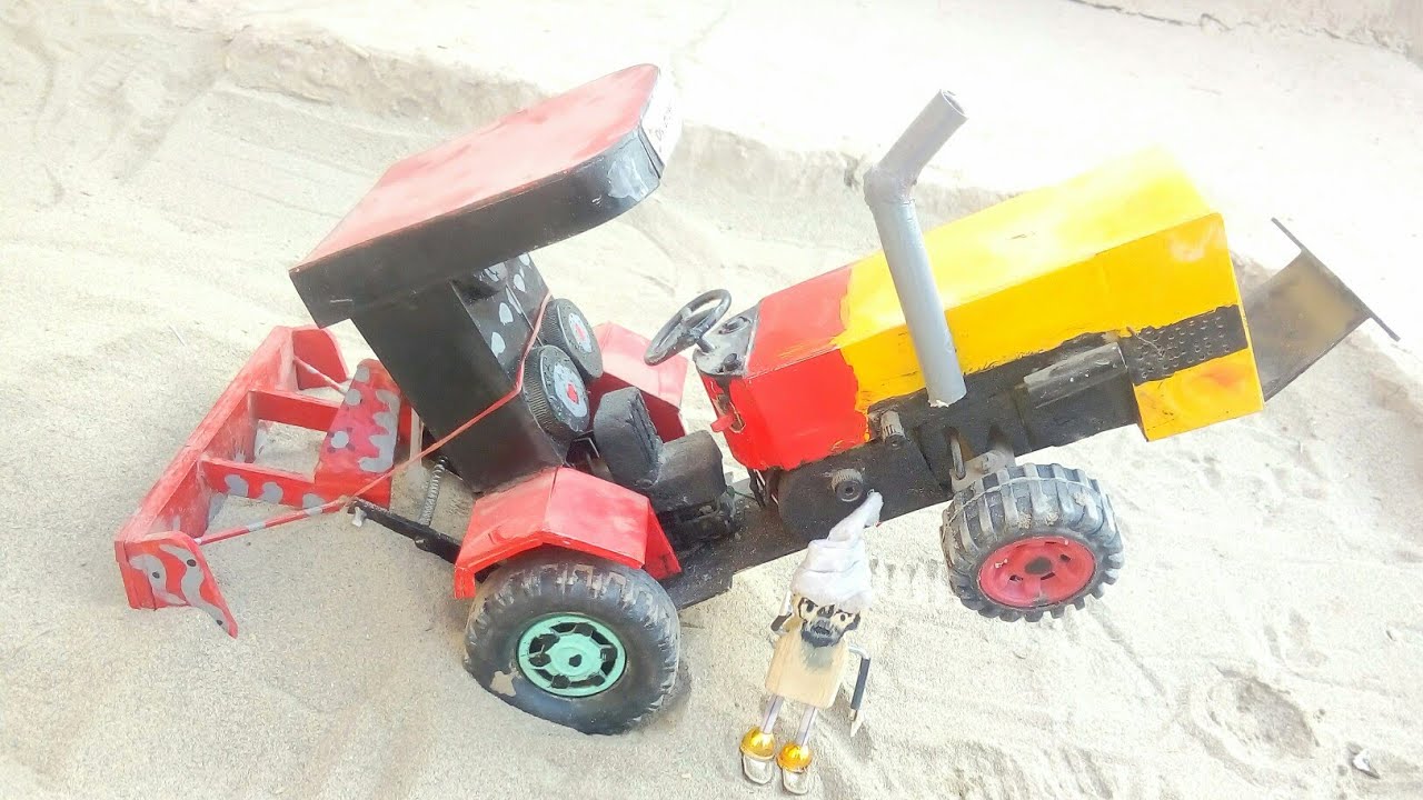 diy tractor 5911 rear blade machine science project | tractor back ...