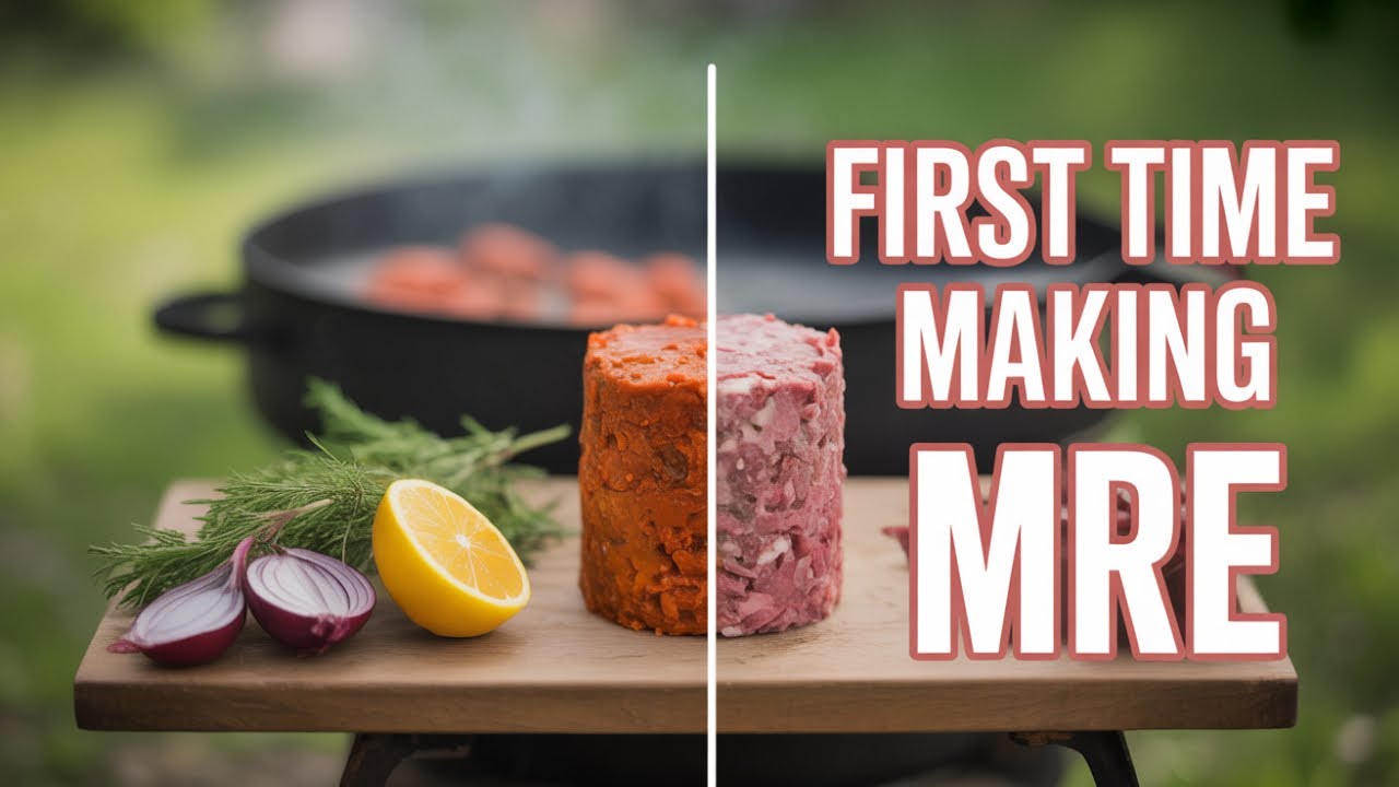 First Time Making a Homemade MRE - Was It Worth It? - YouTube