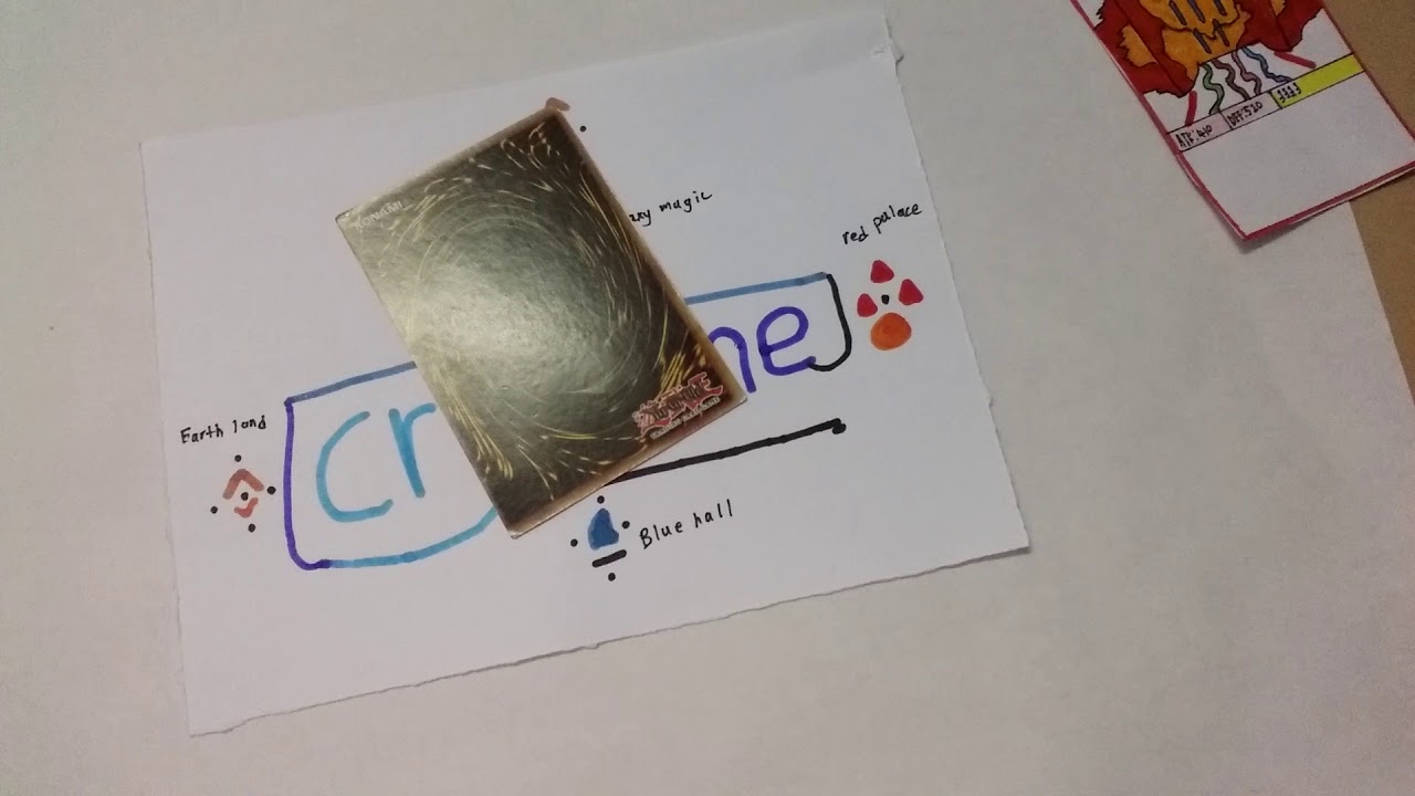 How to make your own trading cards by hand. - YouTube