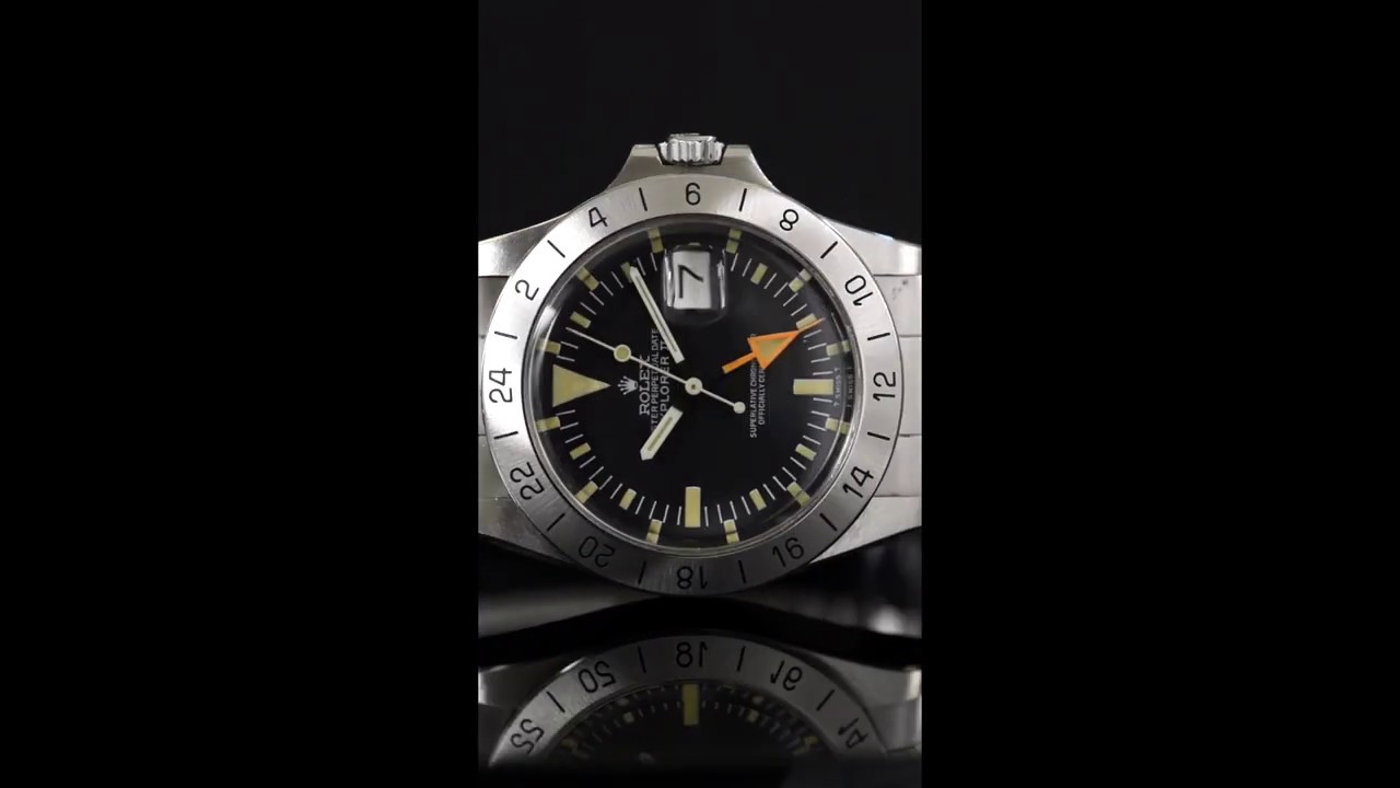 Rolex Explorer 2 Mk2 Frog Foot Dial 1655 - YouTube