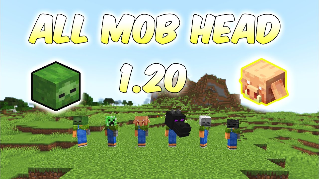 I Collect Every Mob Head In Survival Minecraft | Java Edition 1.20 ...