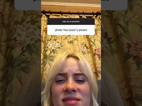 @BillieEilish ask me a question Instagram Stories