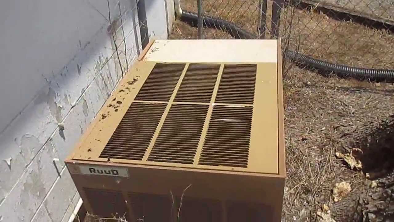 1963! Ruud HVAC Unit - YouTube