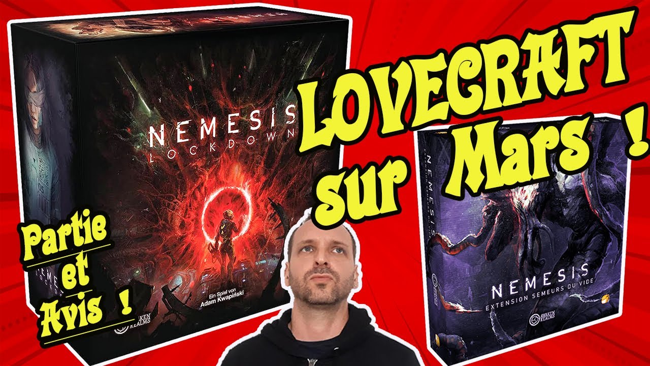 LOVECRAFT Sur MARS ? NEMESIS LOCKDOWN + Extension SEMEURS DU VIDE - Partie et Avis ! - YouTube
