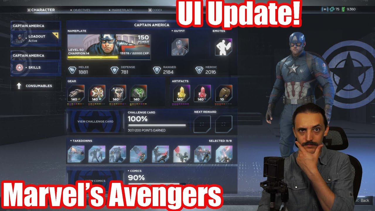 Marvel's Avengers UI Update Guide (User Interface) - YouTube