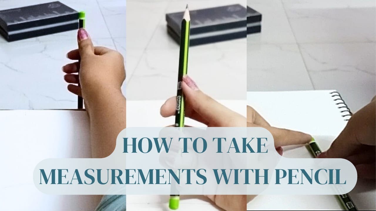 How To Take Measurements With Pencil | For Beginners - YouTube