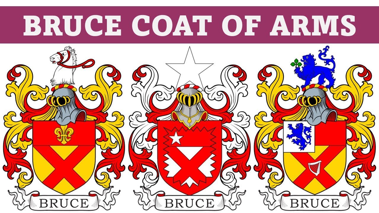 Bruce Coat of Arms & Family Crest - Symbols, Bearers, History - YouTube