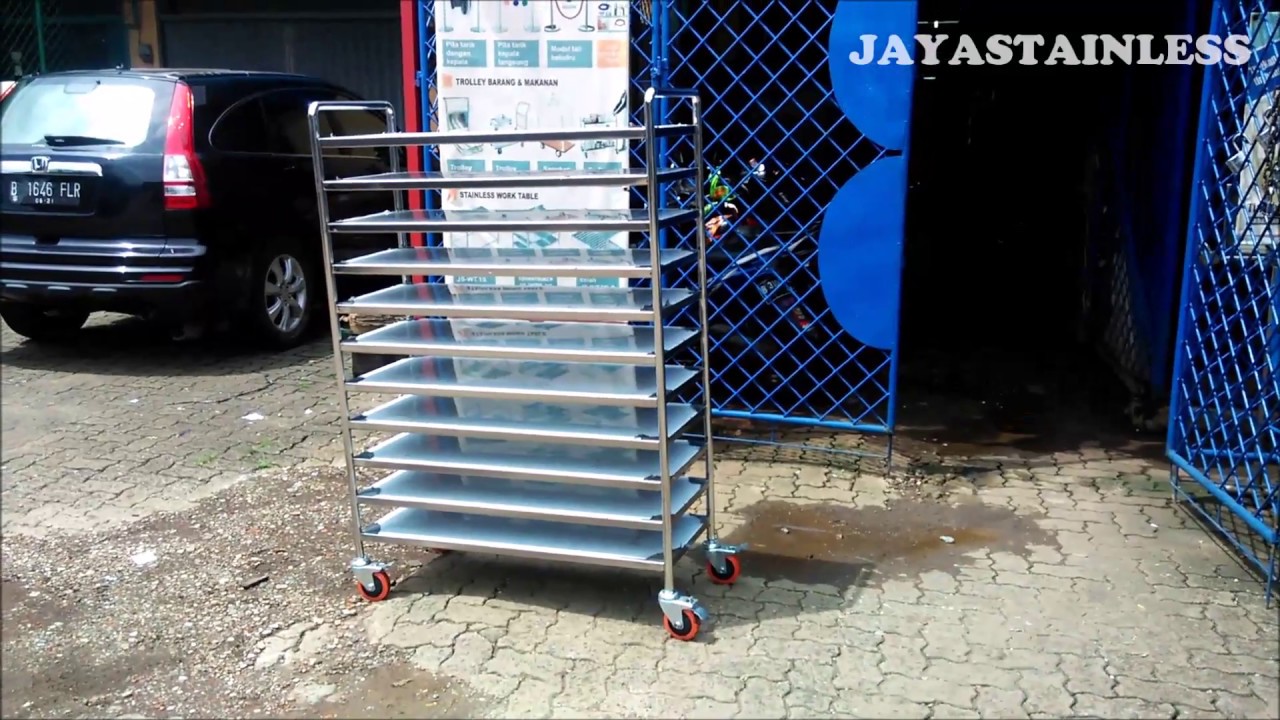 081310045708 - Rack Trolley For Storing Sample 11 Shelf - Rak sample ...
