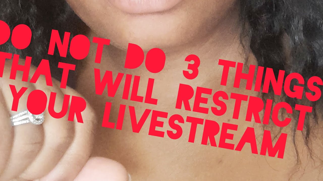 Do not watch tv while live streaming ,you will be restricted📍📌📌 avoid 3 ...