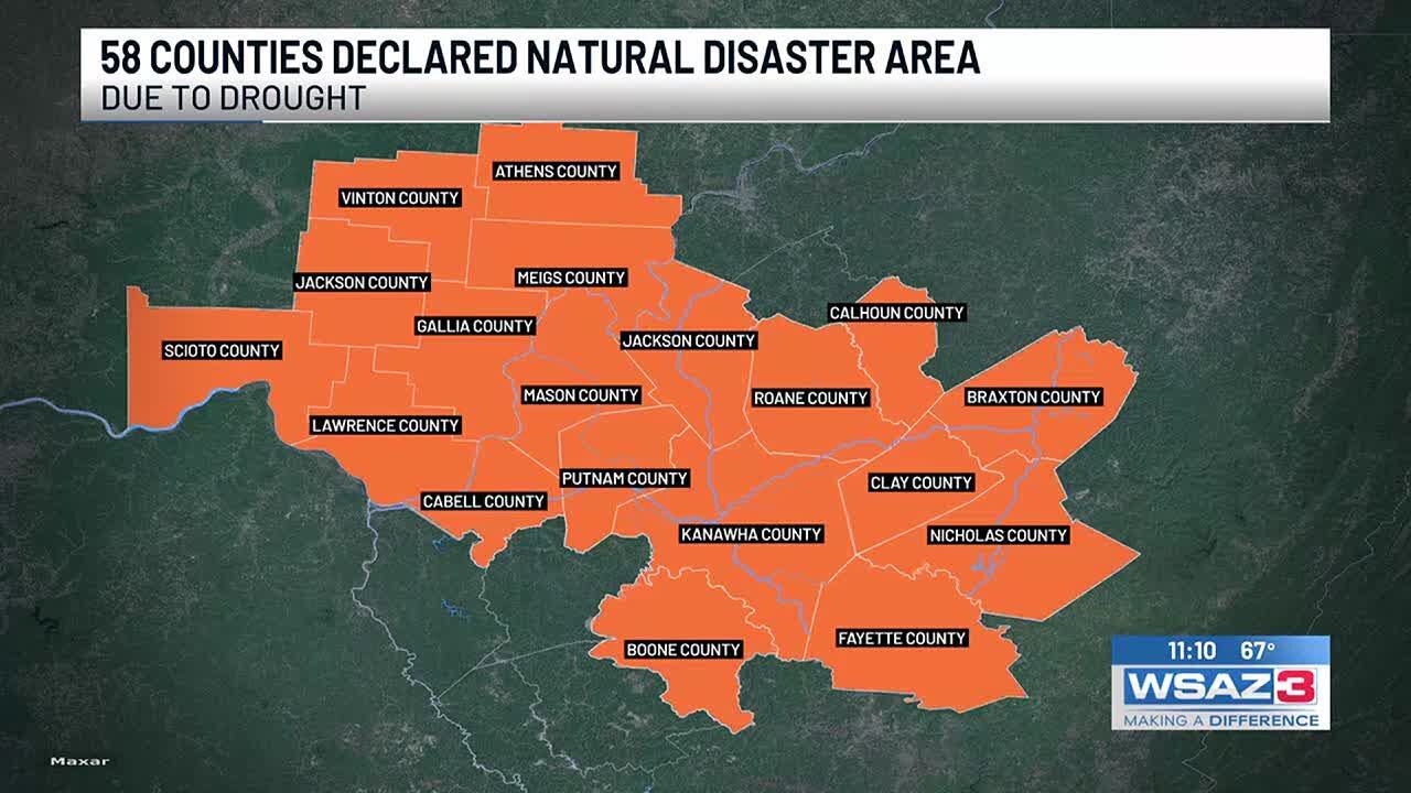 Several W.Va. and Ohio counties declared natural disaster areas due to ...