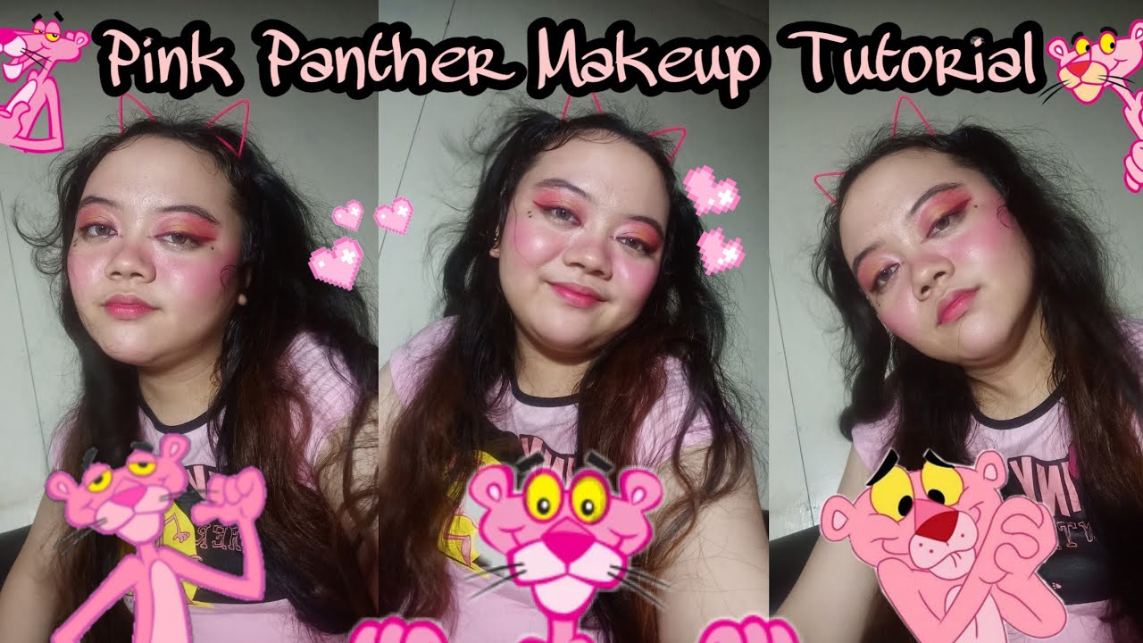 Pink Panther Makeup (Makeup Tutorial #15) - YouTube