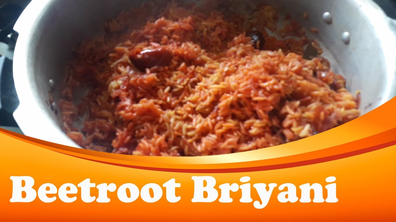 Beetroot rice in tamil | Beetroot Briyani | Beetroot Sadham | Variety ...