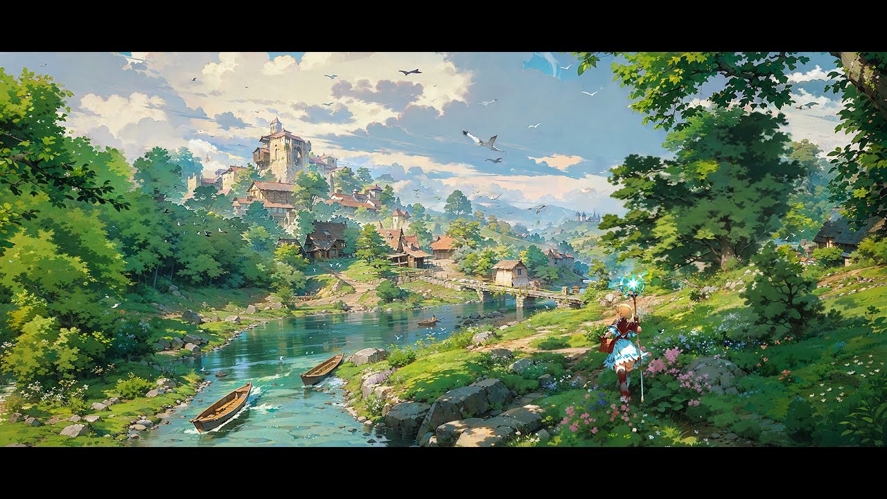 UE5 Exploration Village (Cartoon Scene) - YouTube