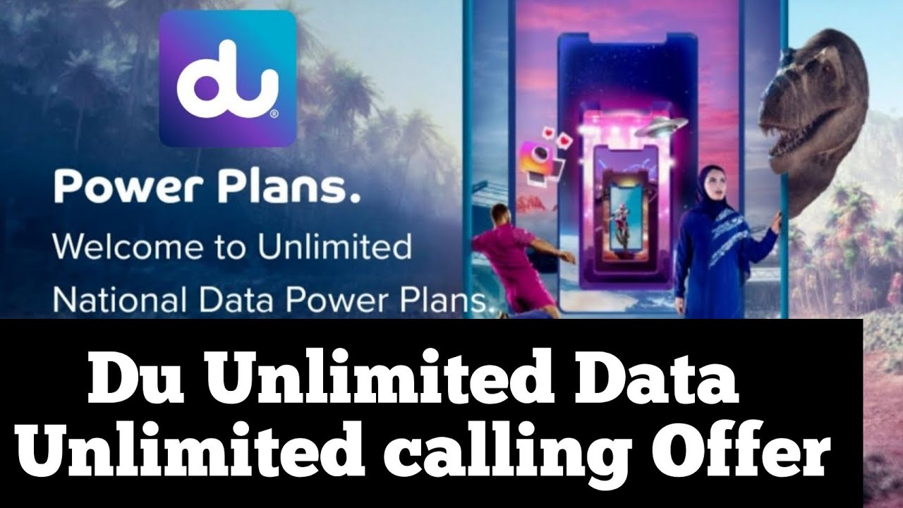 #duunlimitedpowerplan | Du unlimited National Data Plans | Du unlimited ...