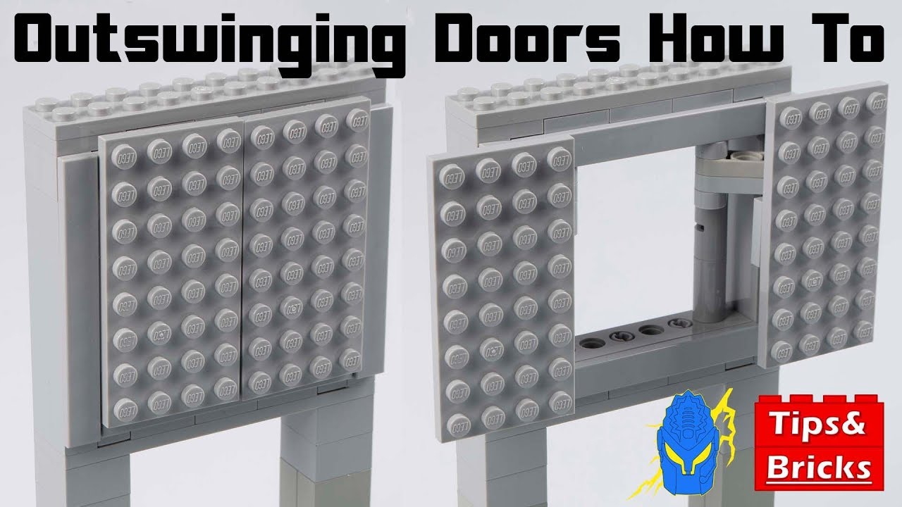 LEGO Outswinging Door Instructions (Tips&Bricks #1014) - YouTube