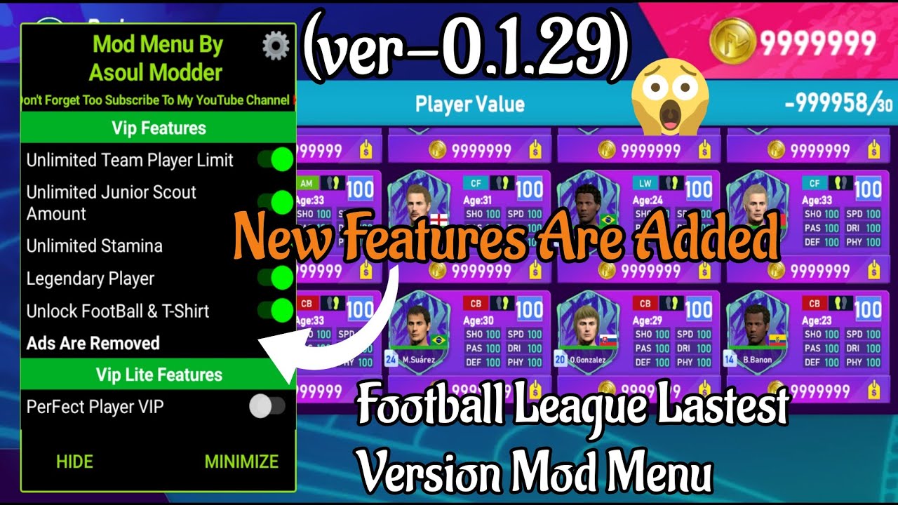 Football League Mod Menu Apk Updated | Football League Mod Apk Download ...