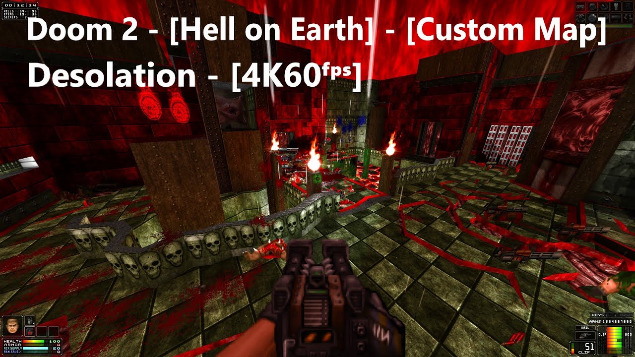 Project Brutality 3.0 - Doom 2 - Map: #347 - Desolation - [4K60ᶠᵖˢ ...
