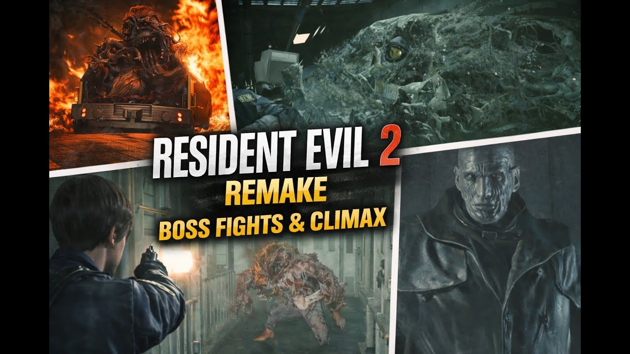 Resident Evil 2 remake Boss Fights || Mr. X - YouTube