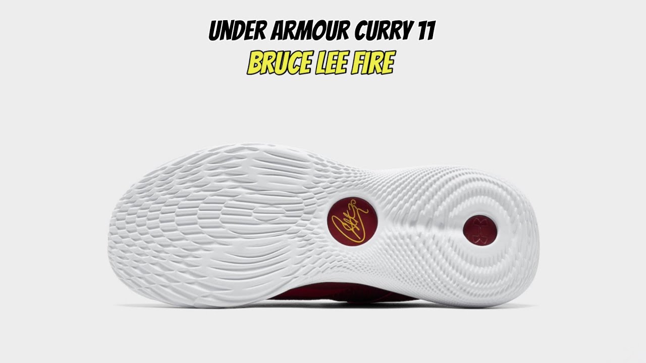 Under Armour Curry 11 Bruce Lee Fire - YouTube