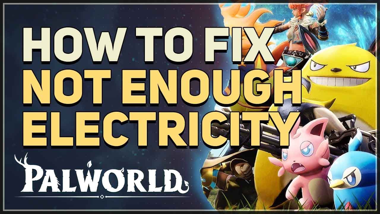 Not enough electricity Palworld - YouTube