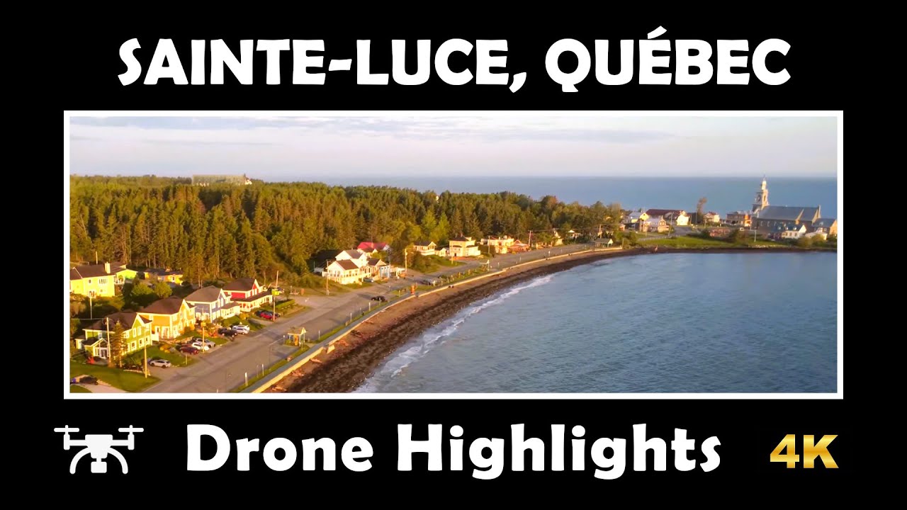 ⚜️ 🌟 4K Drone Highlights: Scenic Beauty of Sainte-Luce, Québec 🇨🇦🌊 ...