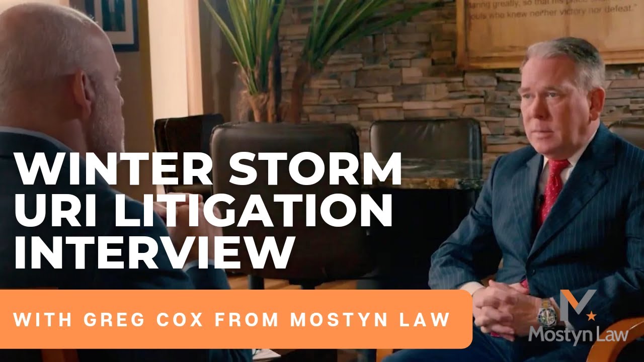 KHOU Channel 11 - Mostyn Law Attorney Greg Cox's interview on Winter ...