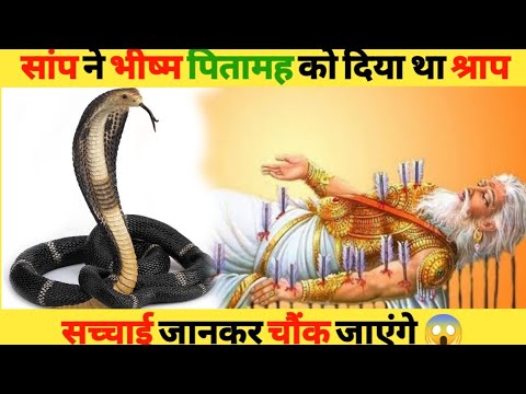 सांप में क्यों दिया था भीष्म पितामह को 😯😱 श्राप || सांप ने दिया था भीष्म पितामह को श्राप ||