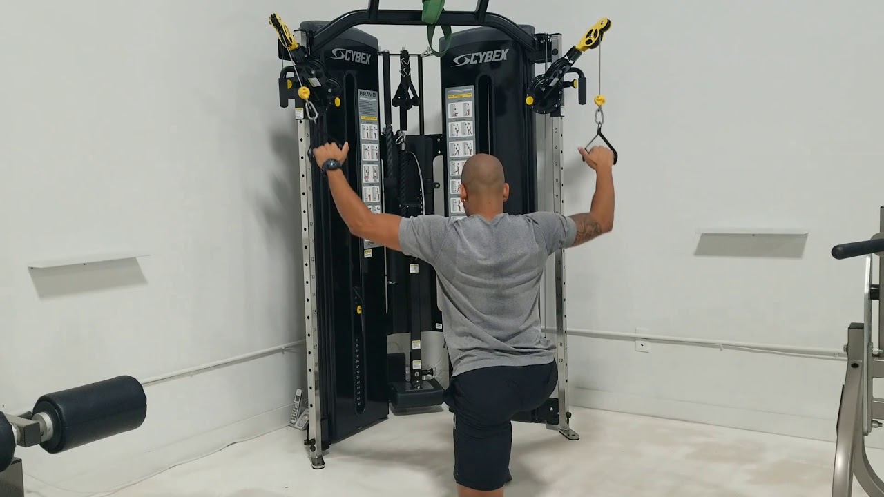 cable iso lat pull - YouTube